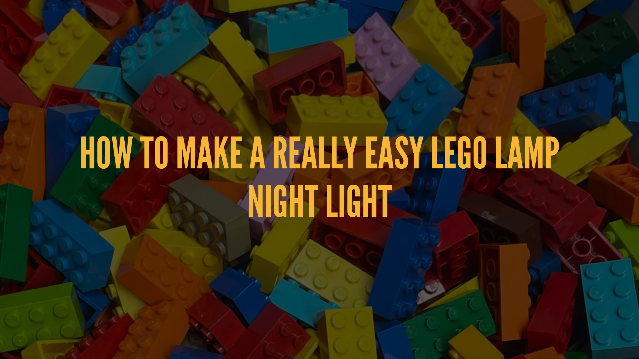 How To Make a Really Easy LEGO® Lamp Night Light– Game of Bricks EU