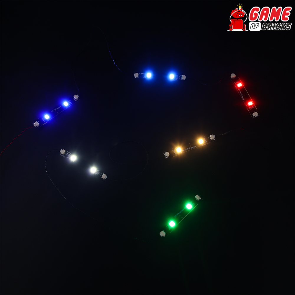 Strip Lights for LEGO® Kits (Pack of 10) | Game of Bricks EU
